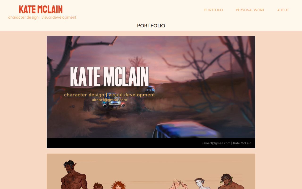 Kate McLain Character Design Portfolio